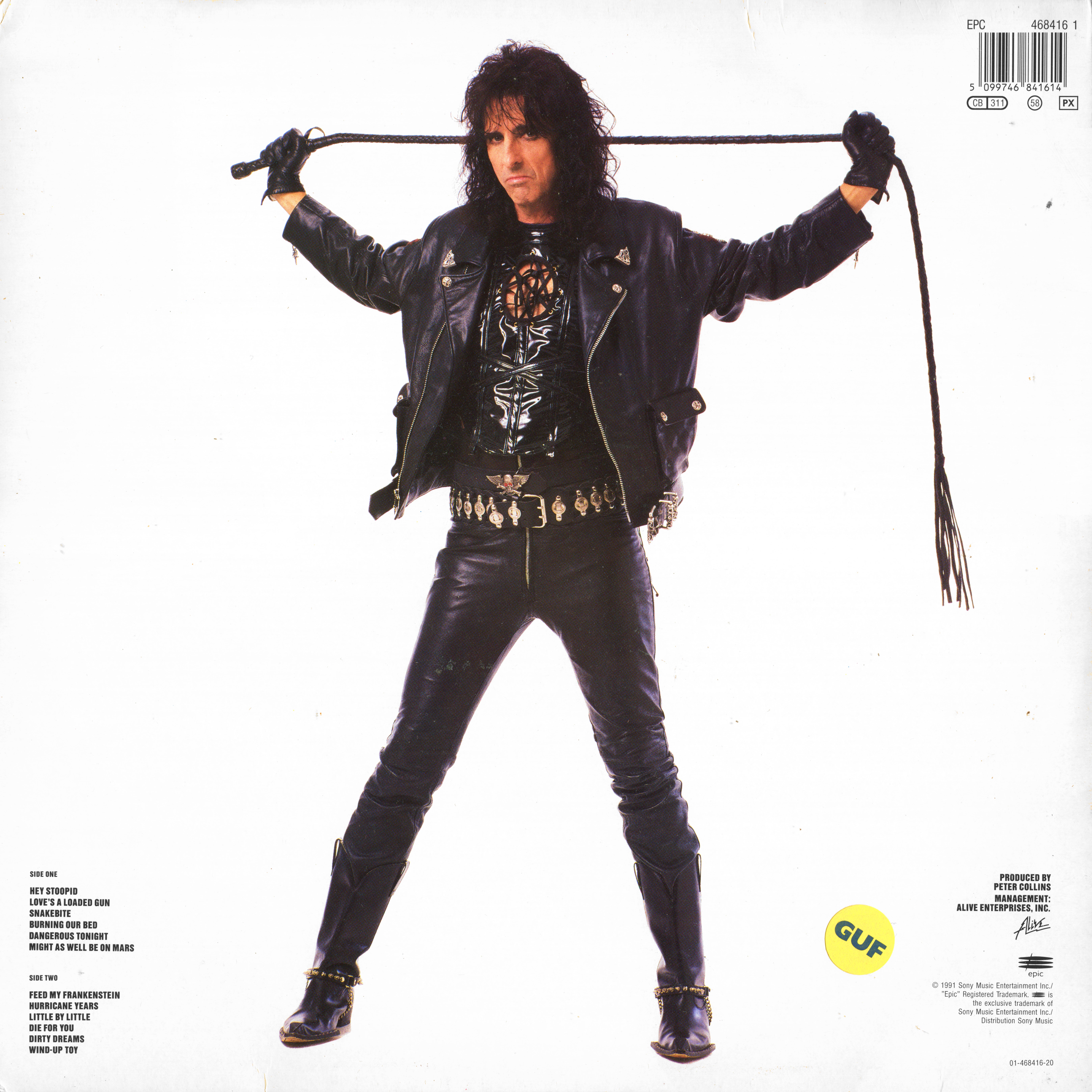 Alice Cooper Hey Stoopid : LP Back eu | CD Covers | Cover Century ...
